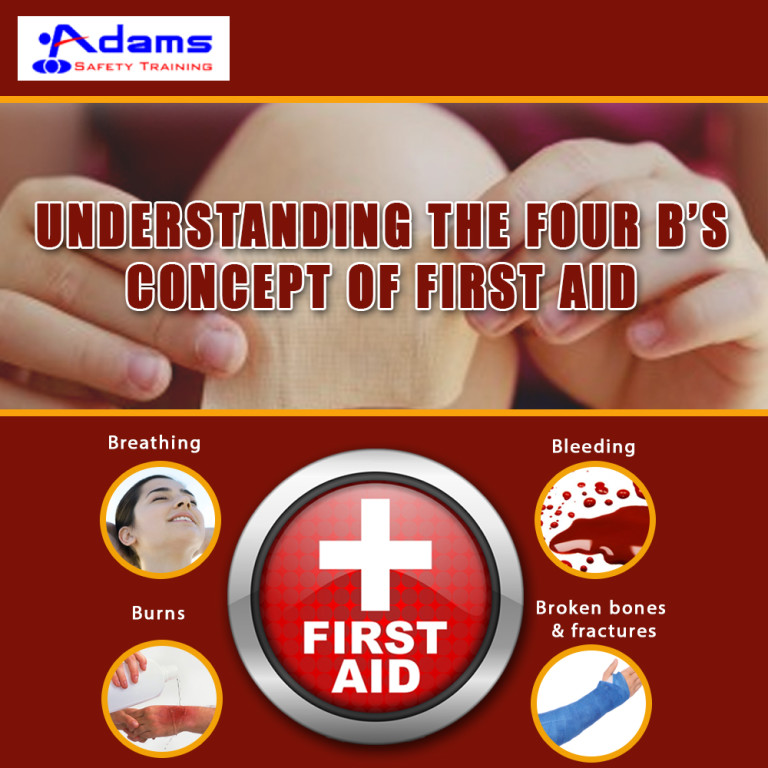 Understanding the Four B’s concept of First Aid | Adams Safety Training