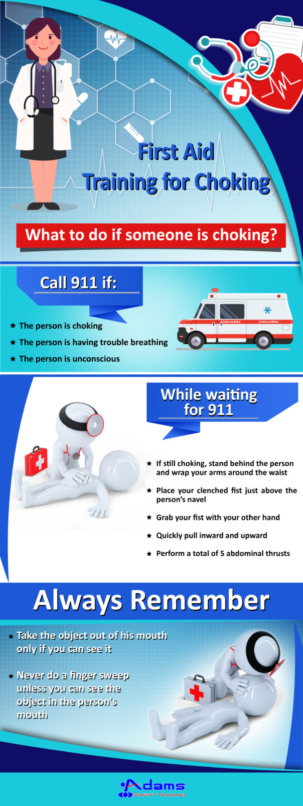 What Immediate Actions To Take In An Emergency Situations Like Chocking ...
