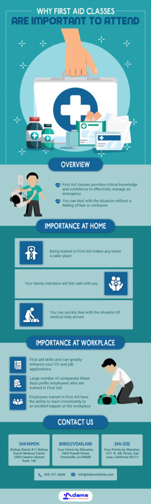 Why First Aid Classes are Important to Attend | Adams Safety Training